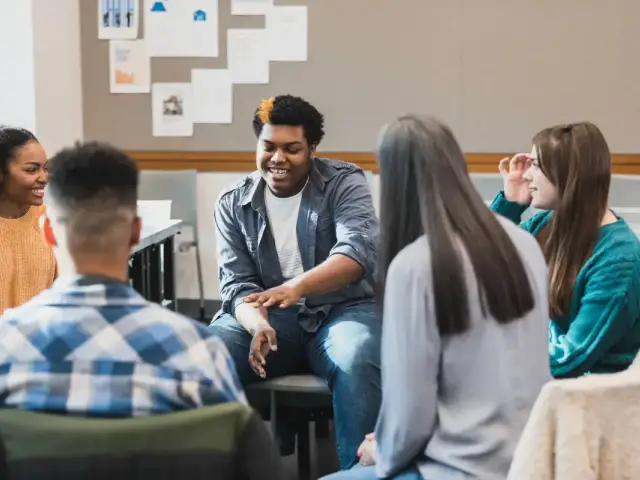 student listening session