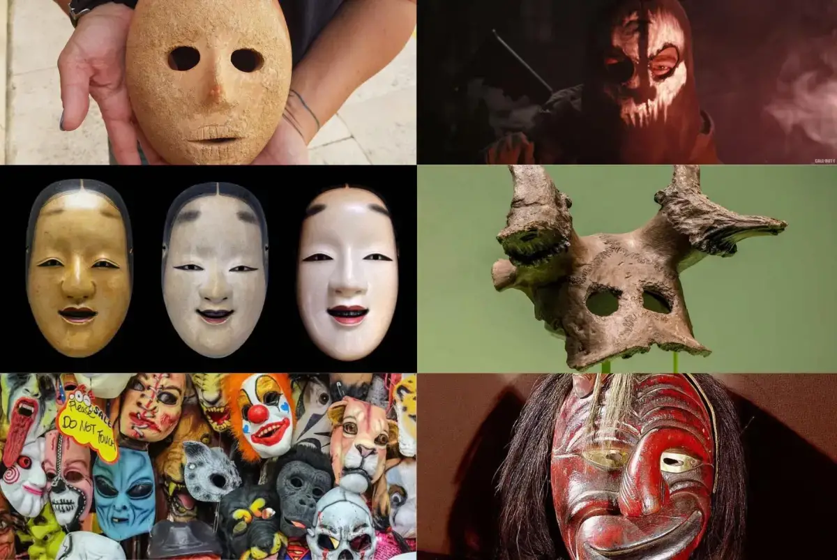 masks from different countries